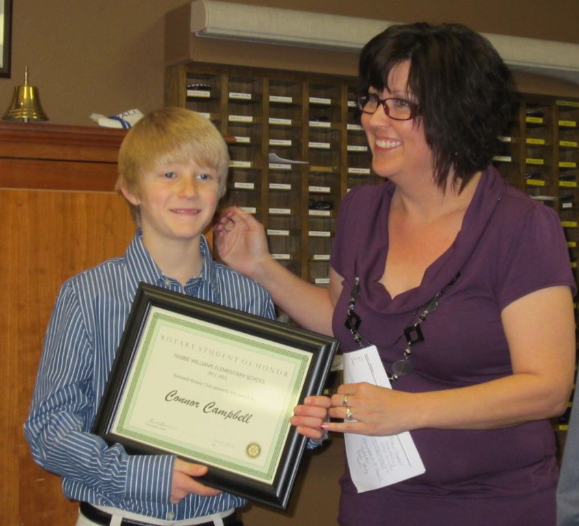 Nebbie Williams student earns Rotary Student of Honor Award – Blue ...