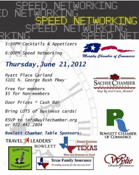Quad Chamber Speed Networking Event June 21 – Blue Ribbon News