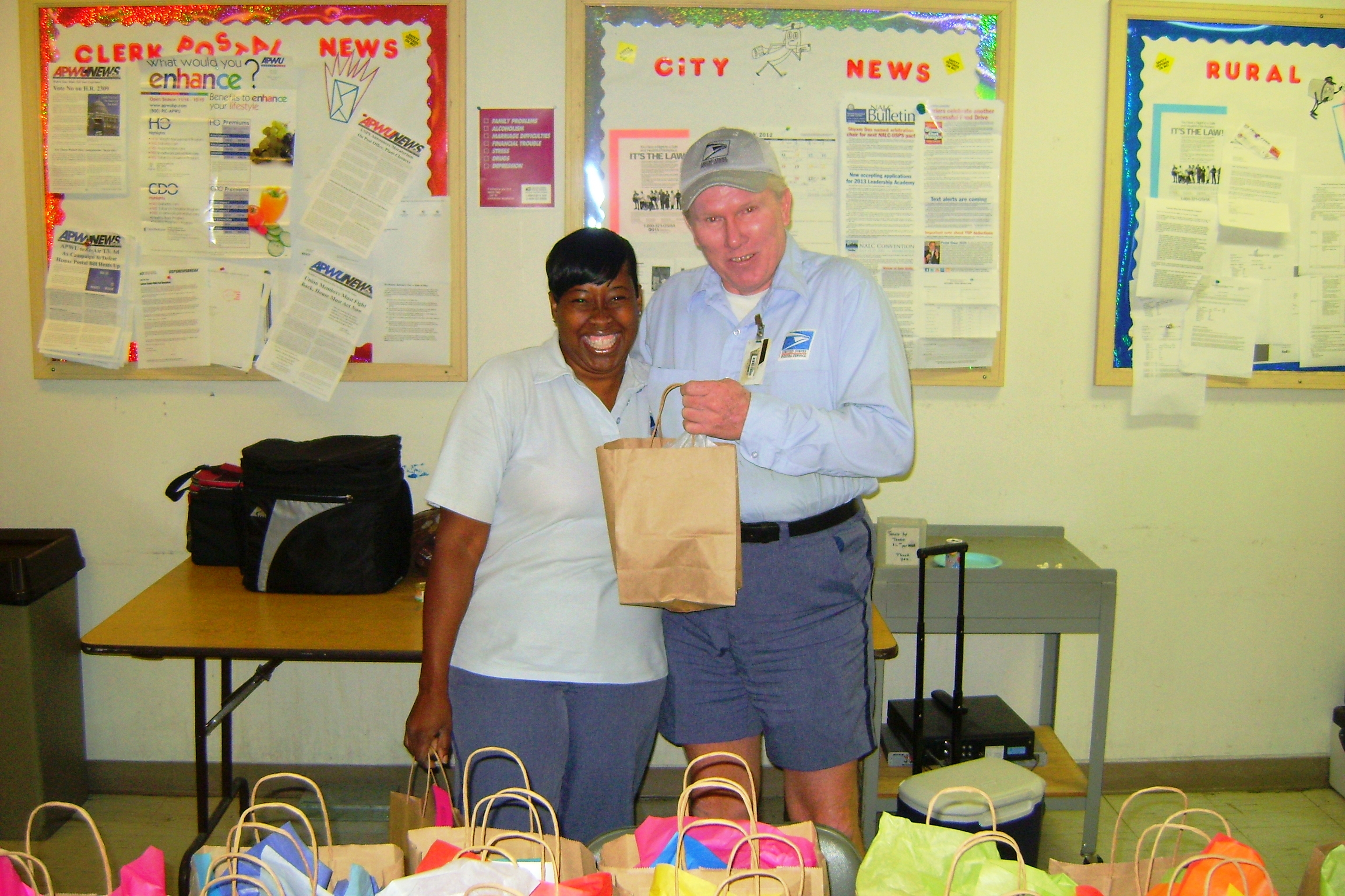 Post Office Receives Special Delivery For Helping Stamp Out Hunger