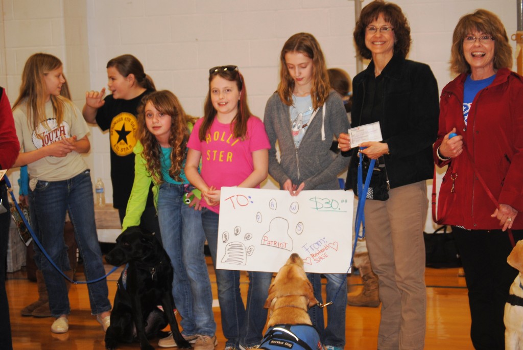 Reindhart students donate ‘Penny-Vote’ earnings to Patriot Paws – Blue ...
