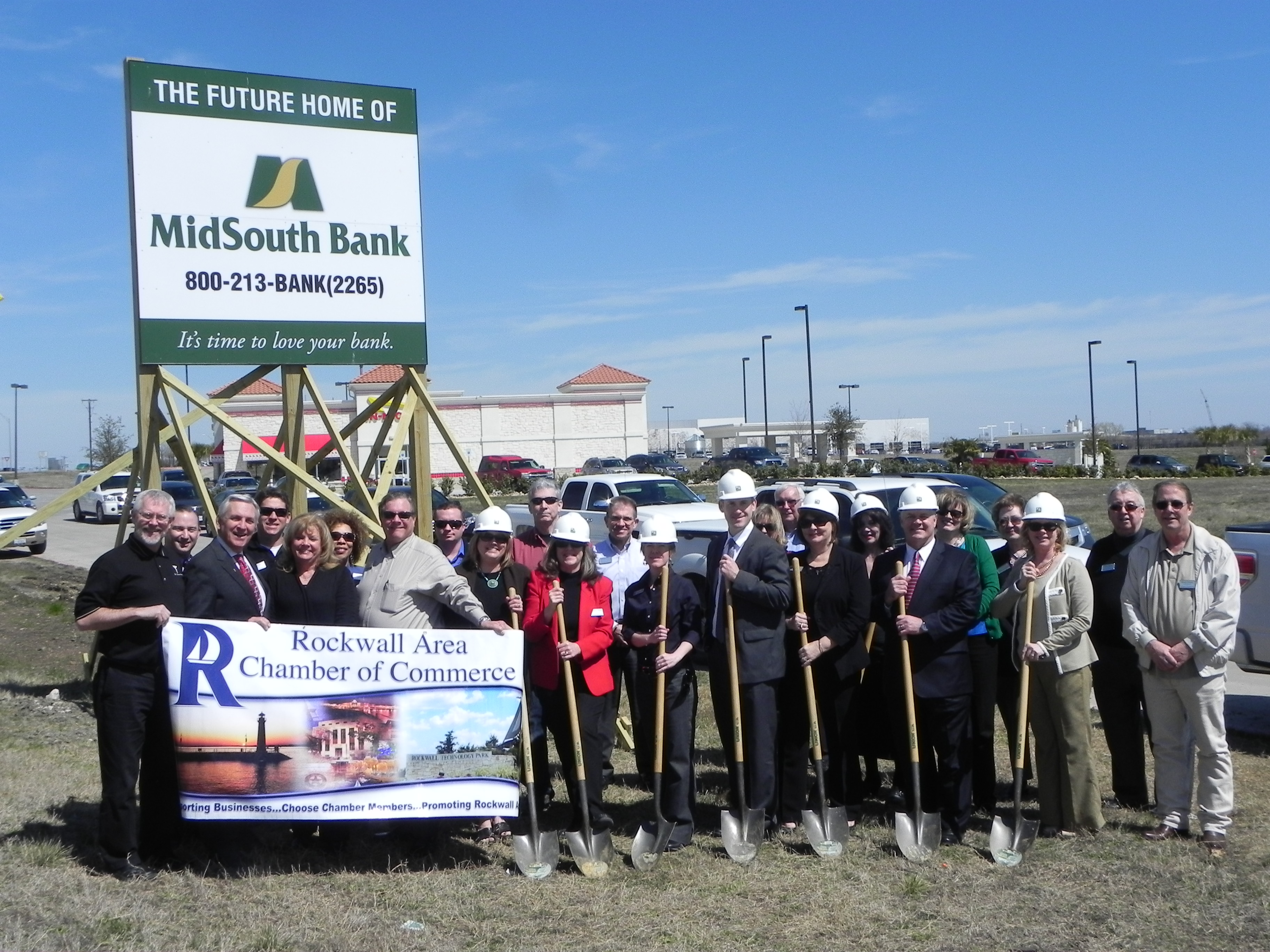 Ground breaking for MidSouth’s new banking location in Rockwall – Blue ...