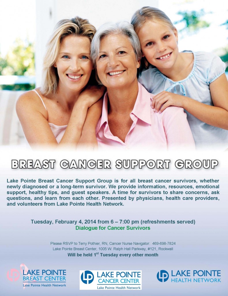 Lake Pointe Breast Cancer Support Group to meet Feb 4 – Blue Ribbon News