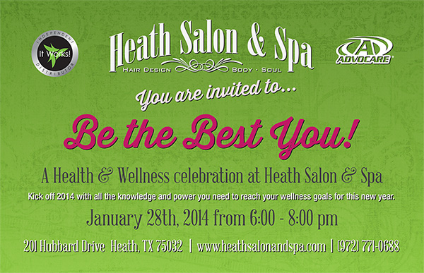 Health & Wellness event at Heath Salon & Spa Tuesday – Blue Ribbon News