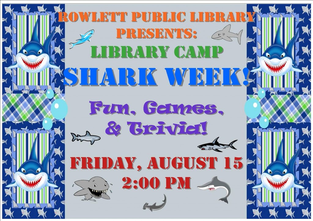 Rowlett Public Library August events – Blue Ribbon News
