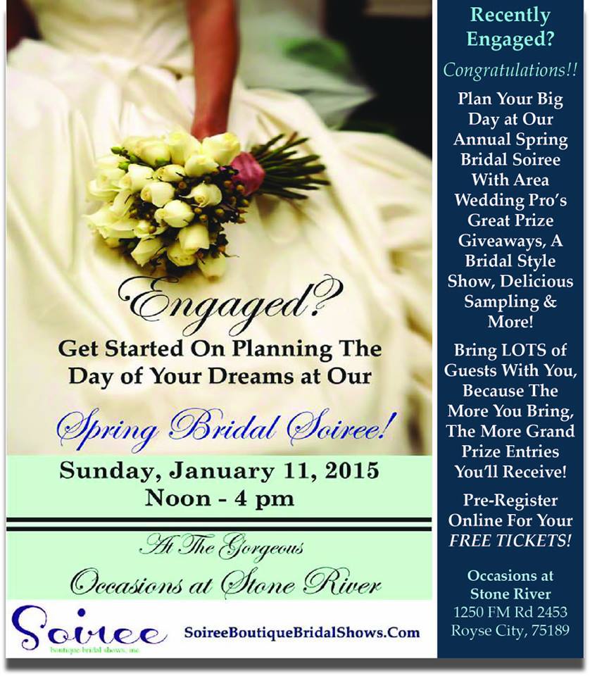 Bridal Soiree Jan 11 in Royse City – Blue Ribbon News