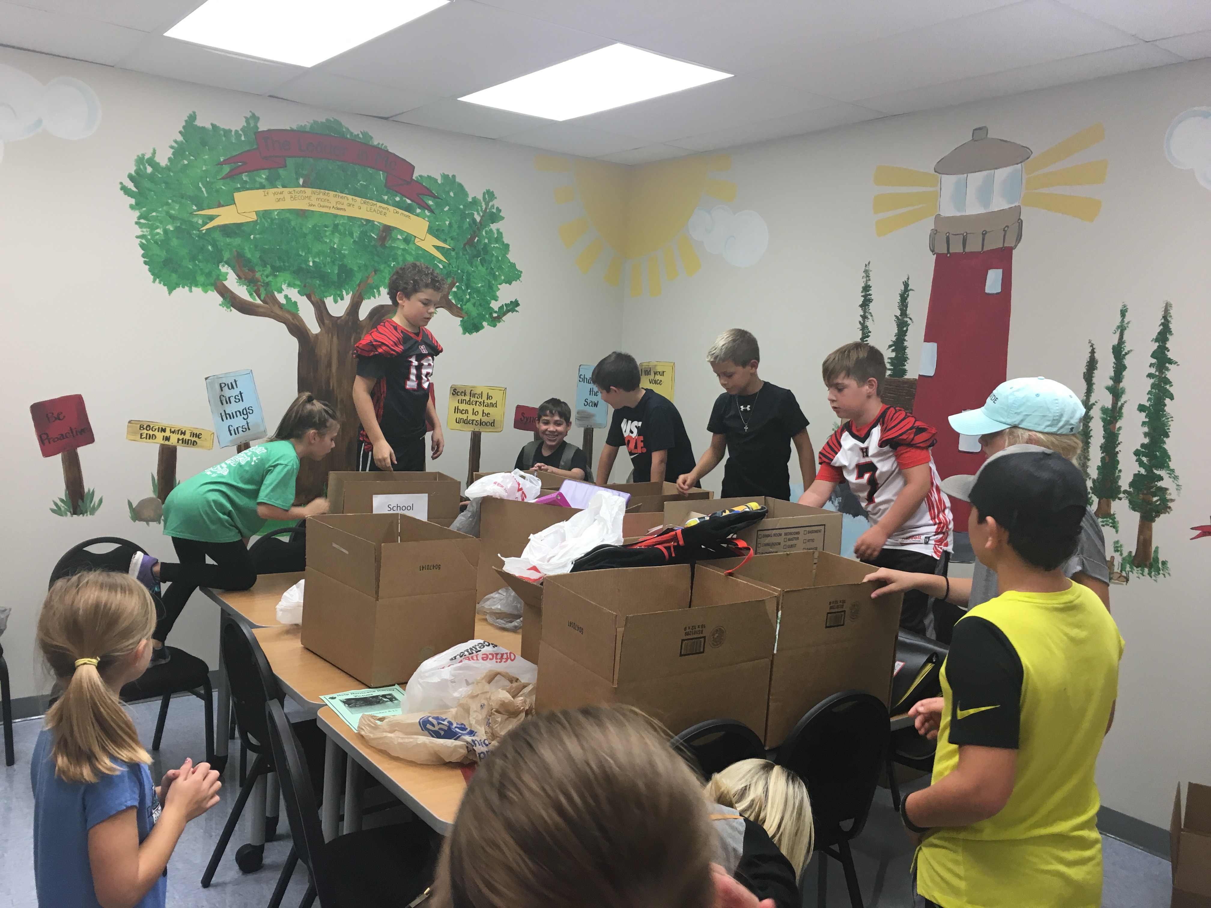 Pullen Student Lighthouse Team sends school supplies to Houston – Blue ...