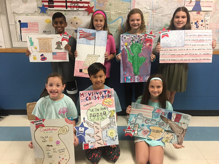 Fifth Grade Poster Contest Recognizes Constitution Week – Blue Ribbon News