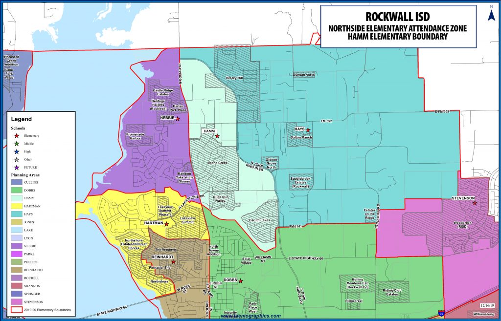 Elementary and middle school zoning for Sherry and Paul Hamm Elementary ...