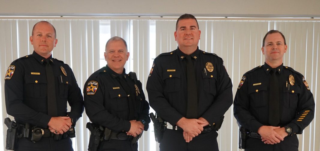 Rockwall Police Department celebrates promotion of three officers ...