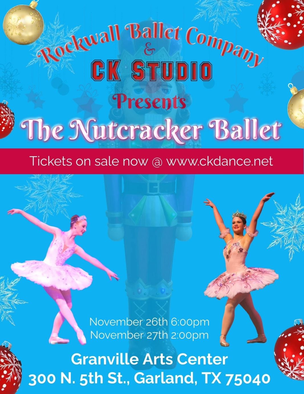 Rockwall Ballet Company, CK Studio present The Nutcracker Ballet – Blue ...