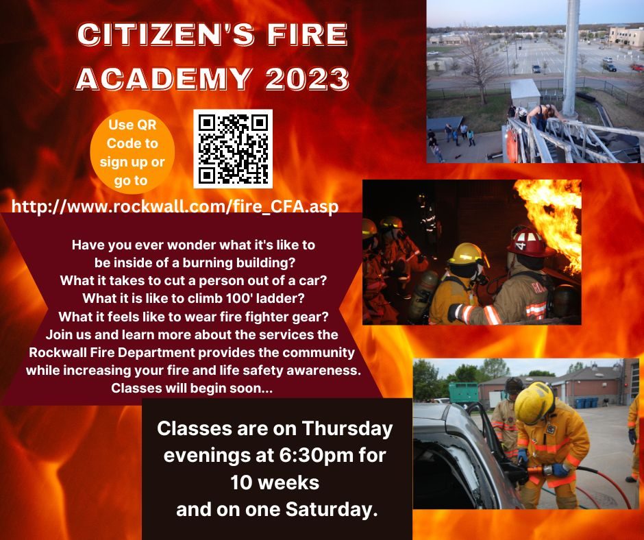 Enrollment Open for Rockwall Fire Department Citizen’s Fire Academy ...