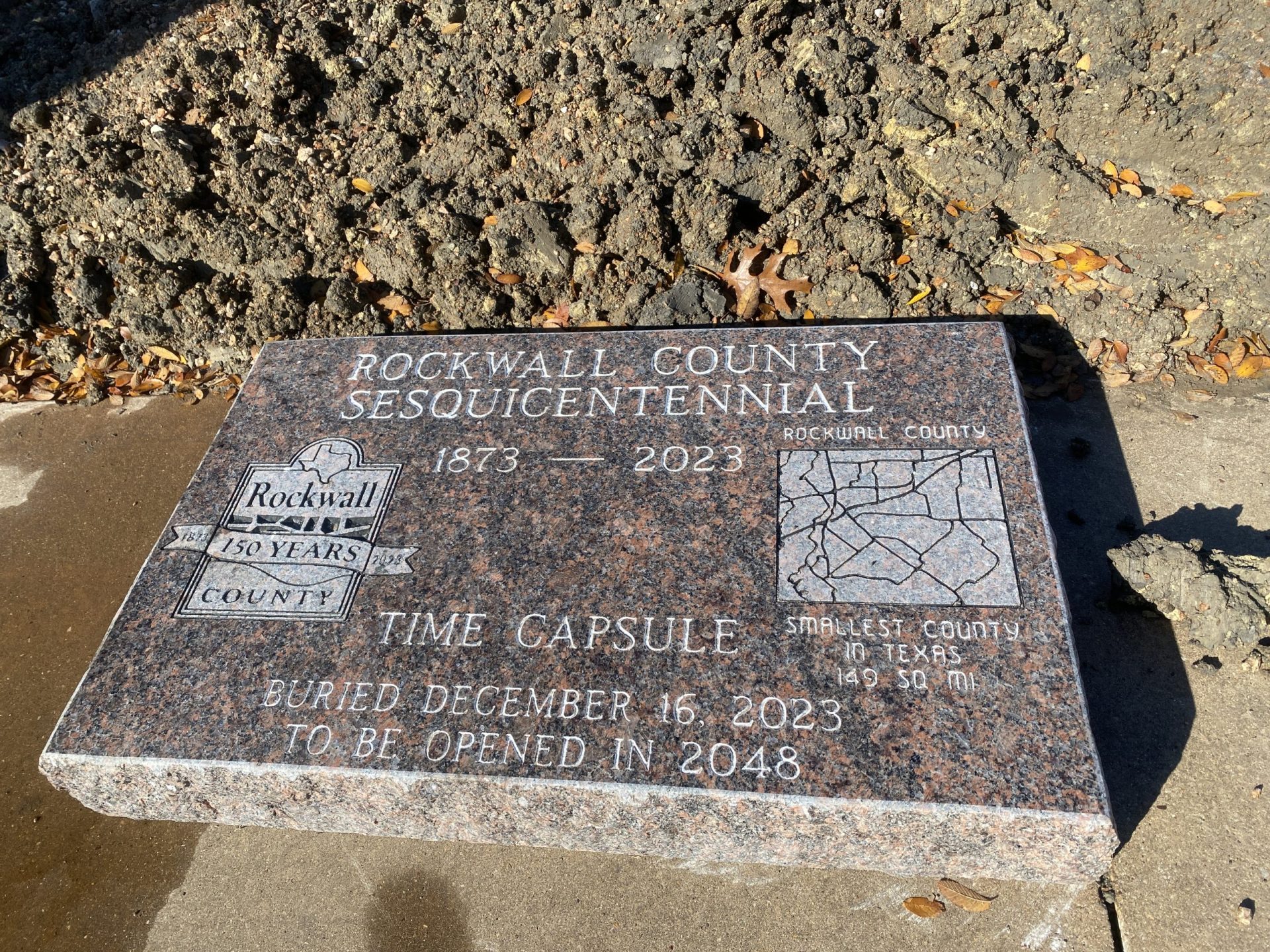 Rockwall County marks sesquicentennial with time capsule burial – Blue ...