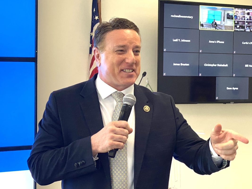 Congressman Pat Fallon speaks at Rockwall Noon Rotary luncheon – Blue ...