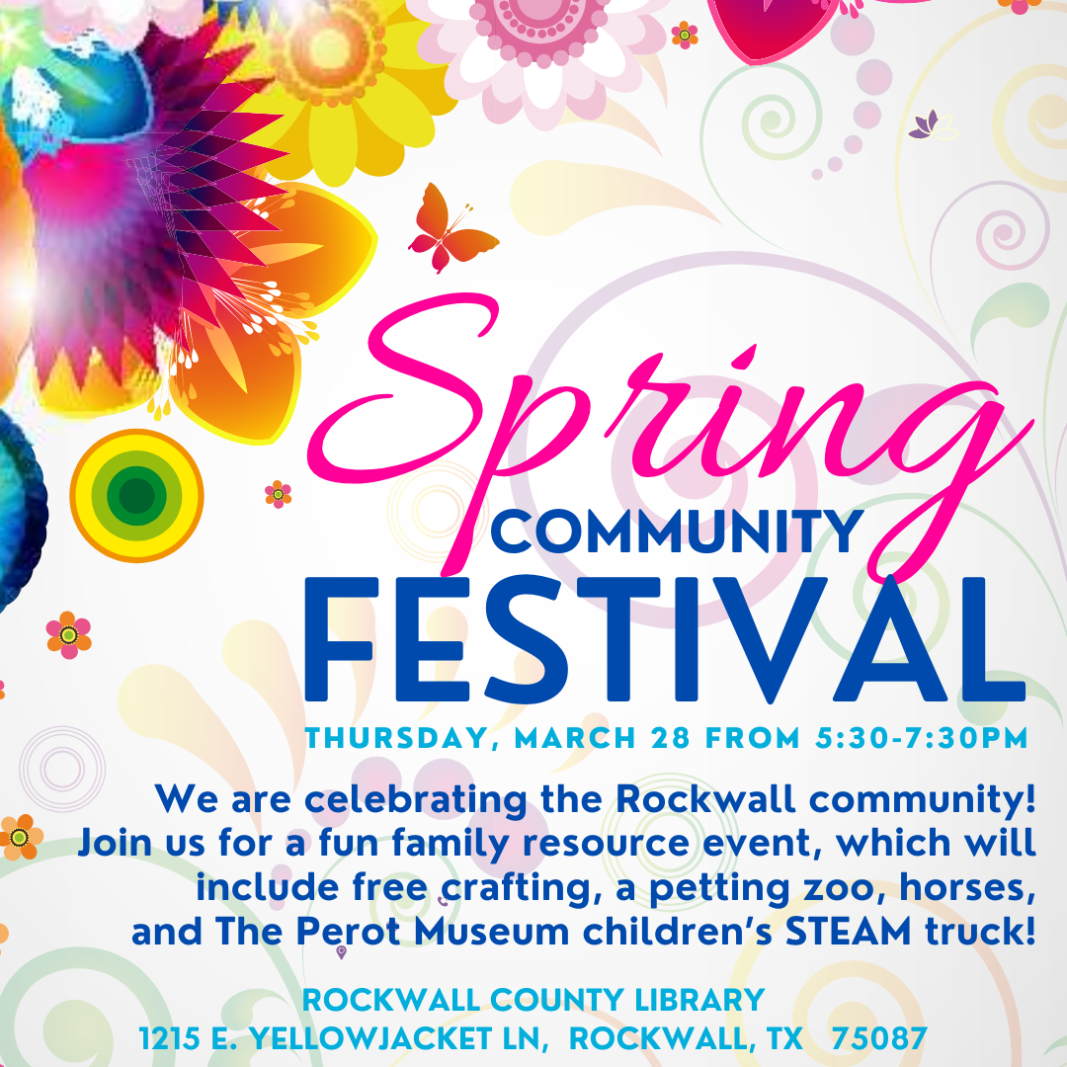 Spring brings fun, educational events to the Rockwall County Library ...