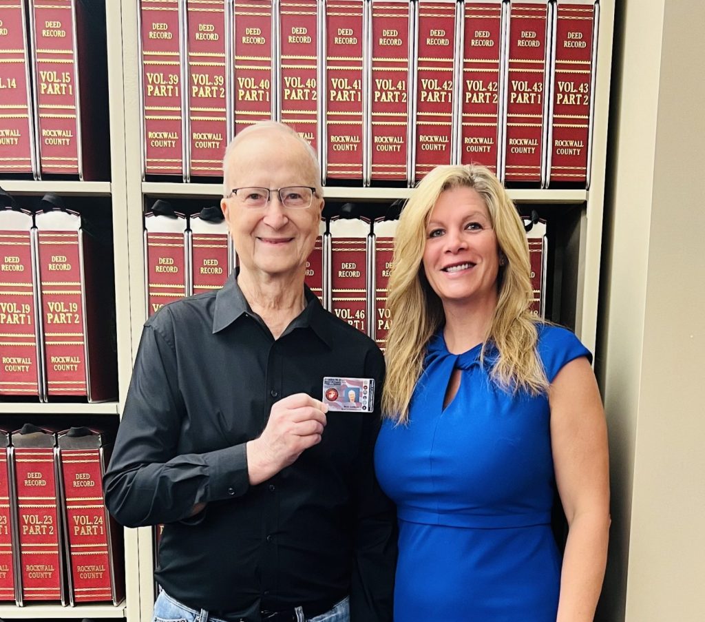 Rockwall County Thank a Veteran program issues first ID card – Blue ...