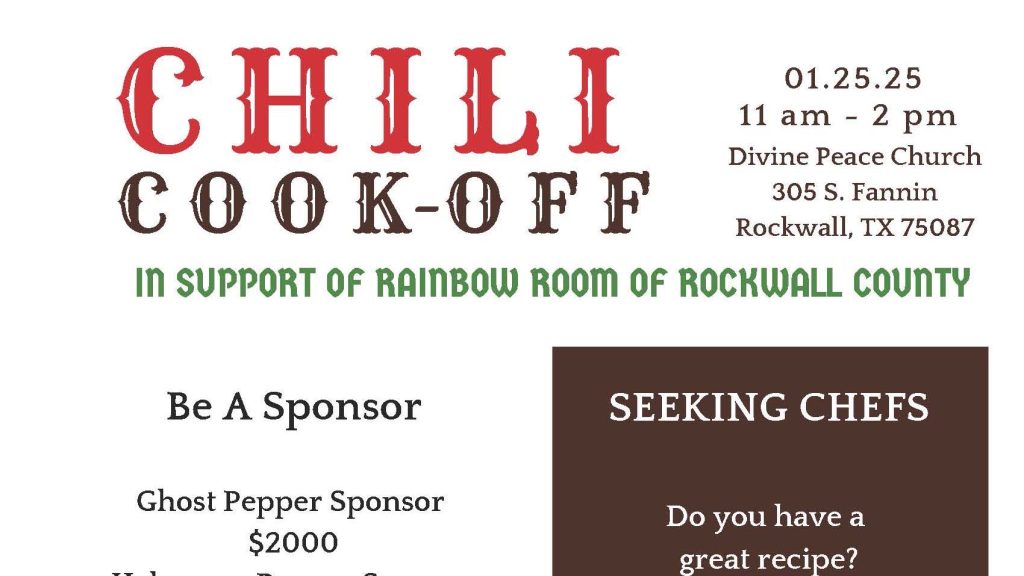 Rainbow Room of Rockwall County hosts Chili Challenge for Children ...