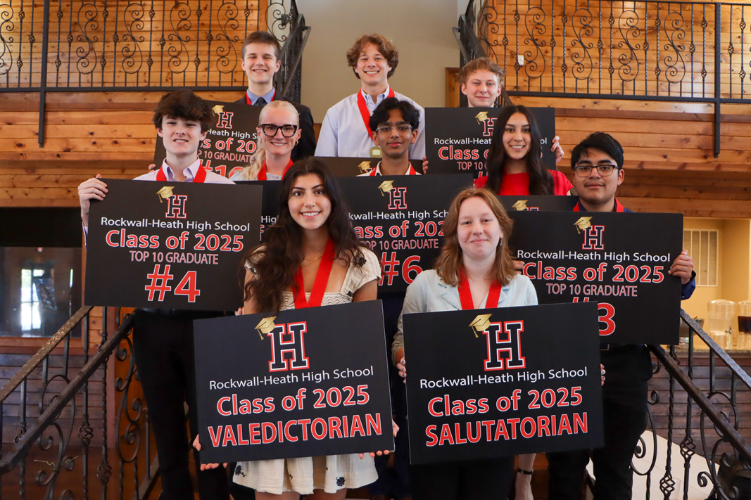Rockwall-Heath High School honors Class of 2025 Top 10 students – Blue ...