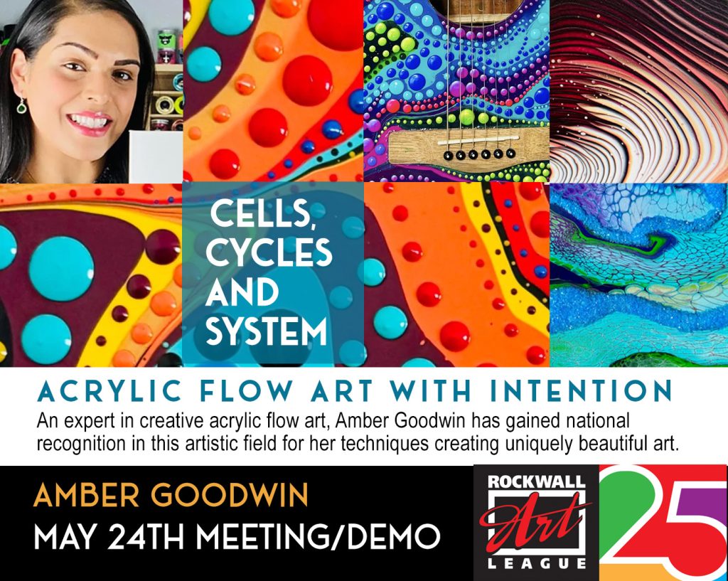 Rockwall Art League to host free demo with Amber Goodwin, acrylic flow ...