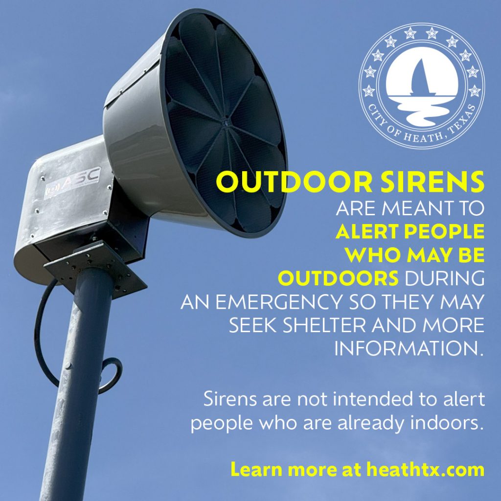 New outdoor warning system installed and tested in Heath – Blue Ribbon News