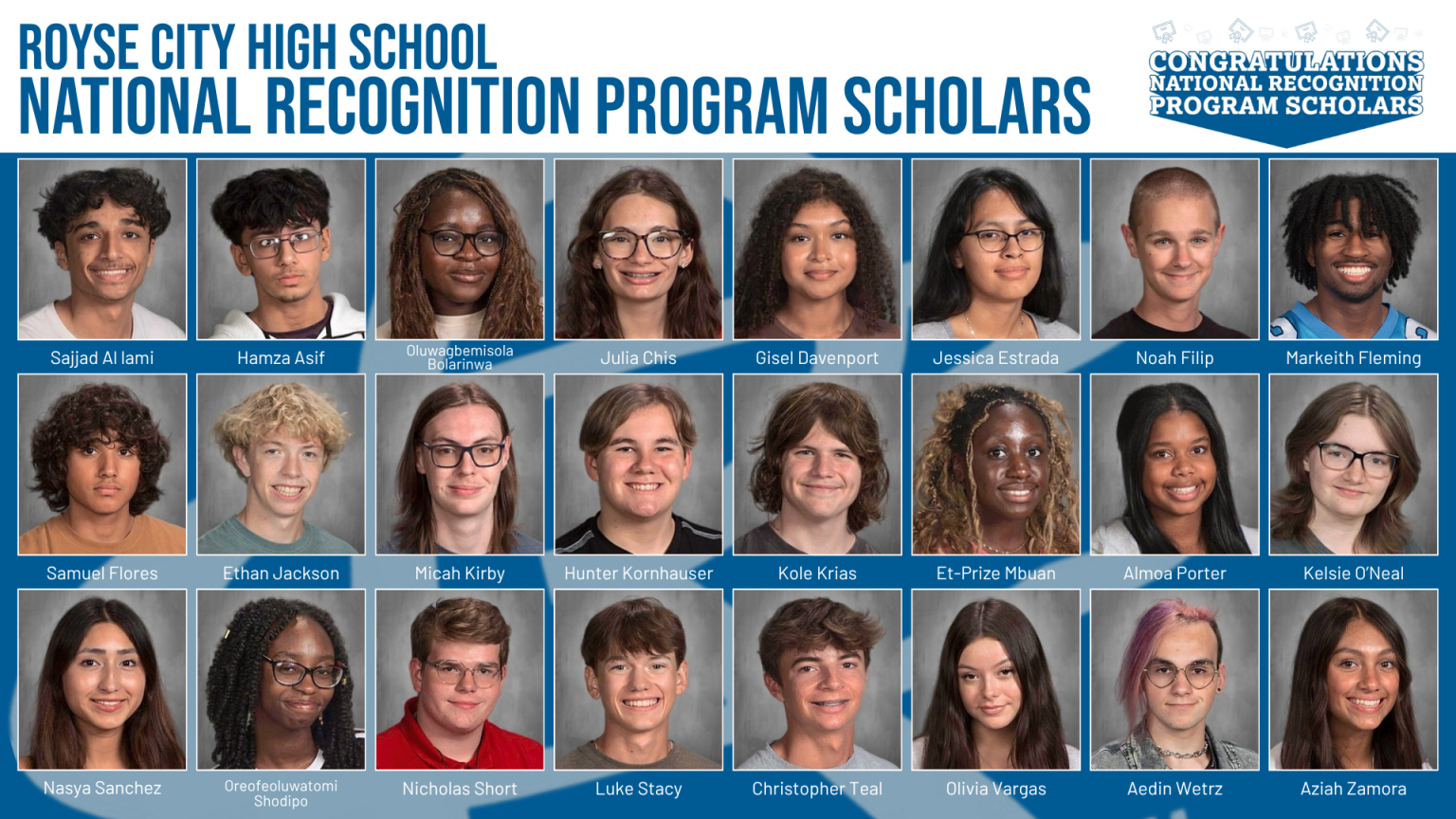 Twenty-four Royse City High School students receive College Board ...